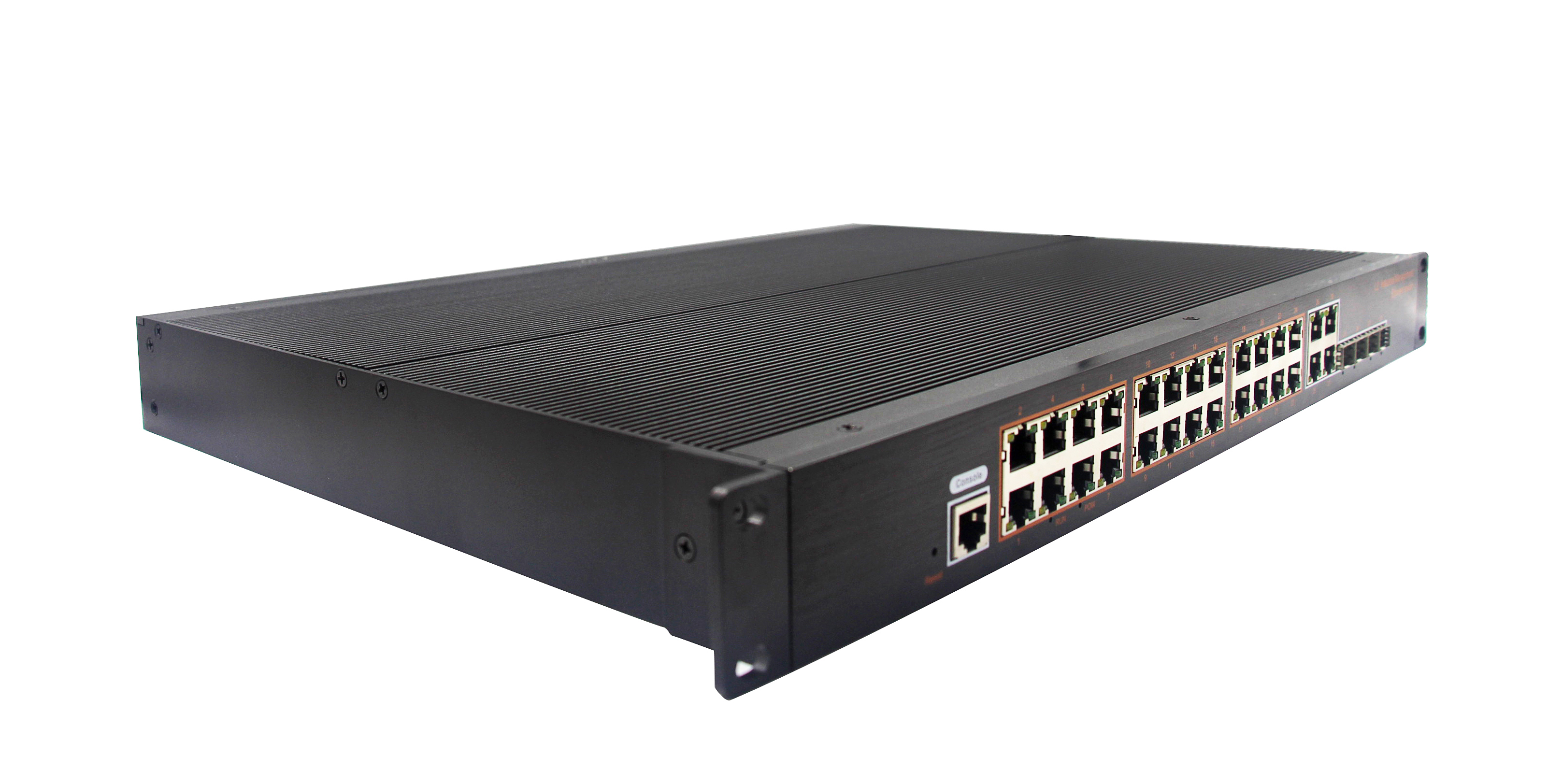 24 Port 10 100 1000base Tx 4g Combo Managed Industrial Poe Switch